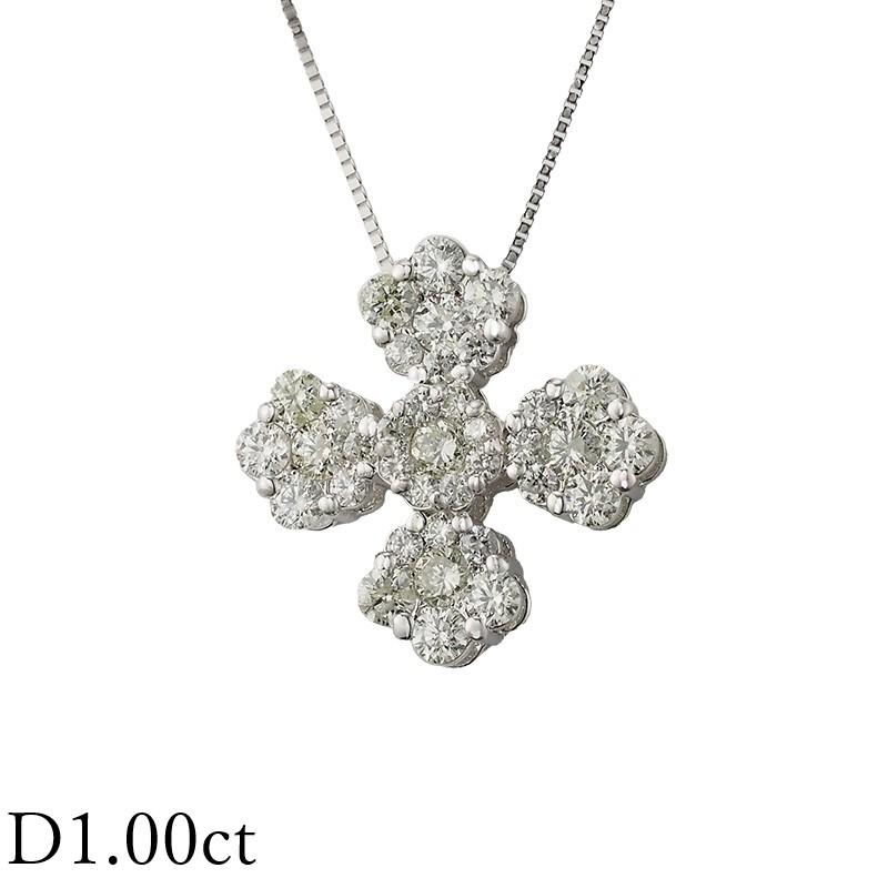 ダイヤモンド/1.00ct ネックレス K18WG : インペリアル - 通販 - Yahoo!ショッピング