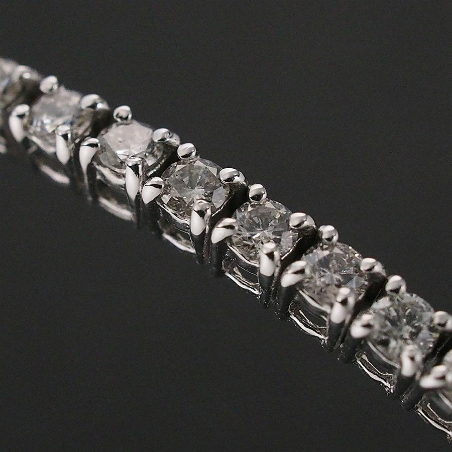 ダイヤモンド/1.60ct バングル K18WG : インペリアル - 通販 - Yahoo!ショッピング
