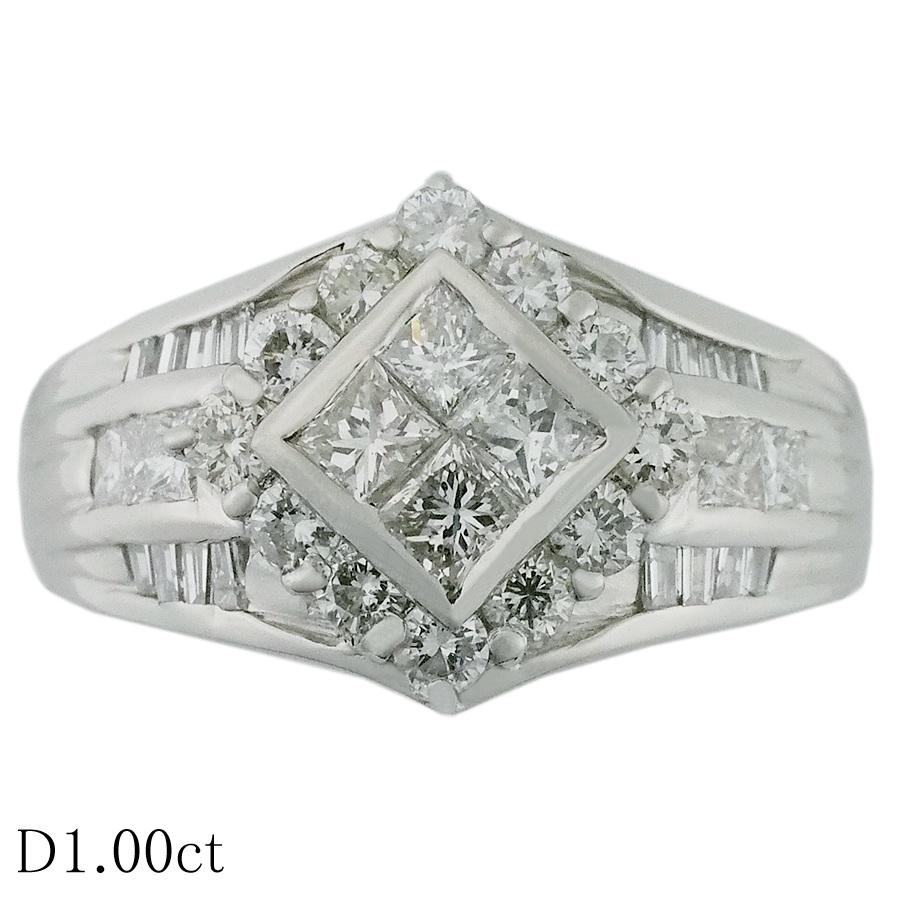 ダイヤモンド/1.00ct デザイン リング Pt900 17号 : インペリアル - 通販 - Yahoo!ショッピング