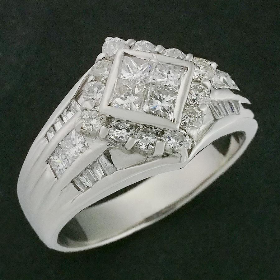 ダイヤモンド/1.00ct デザイン リング Pt900 17号 : インペリアル - 通販 - Yahoo!ショッピング