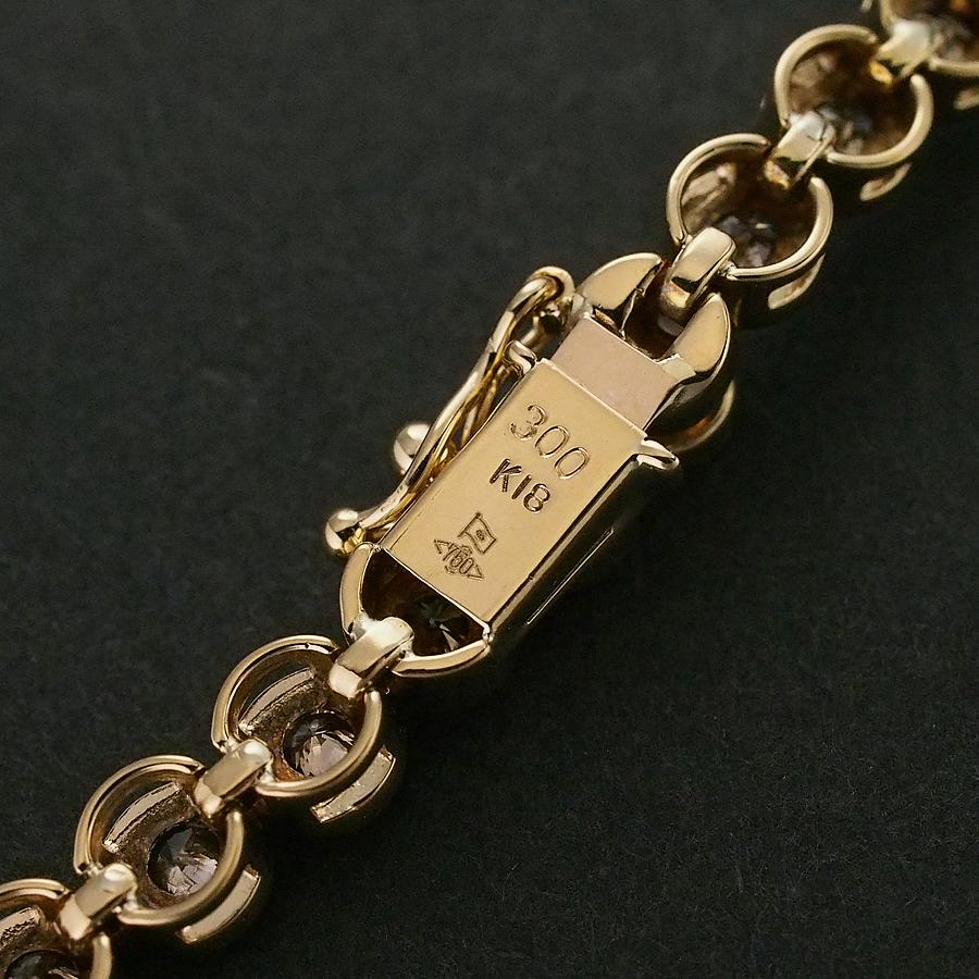 ダイヤモンド/3.00ct テニス ブレスレット K18YG : インペリアル - 通販 - Yahoo!ショッピング