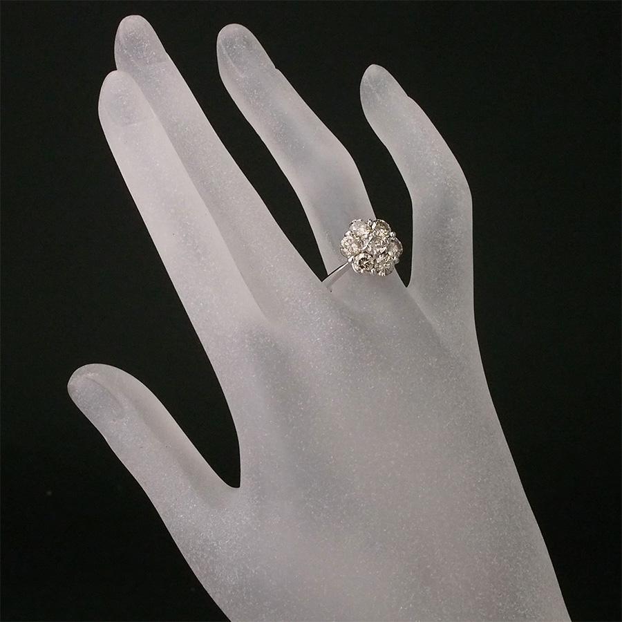 ダイヤモンド/3.00ct デザイン リング K18WG 13号 : インペリアル - 通販 - Yahoo!ショッピング