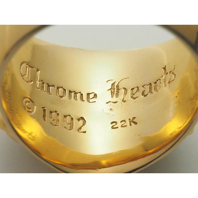CHROME HEARTS クロムハーツ キーパーリング 22Kゴールド パヴェ CHROME HEARTS クロムハーツ キーパーリング 22Kゴールド パヴェ