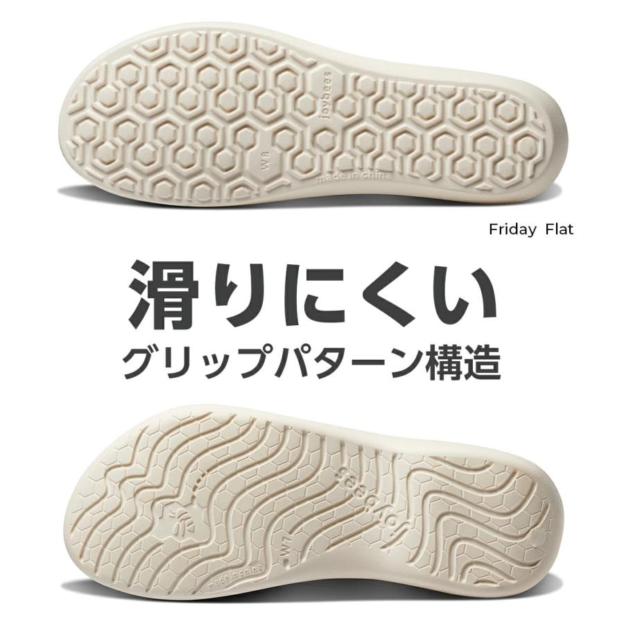 【正規代理店】Joybees ジョイビーズ Friday Flat サンダル レディース EVA 靴 クロックス crocs 軽い 軽量 歩き ...