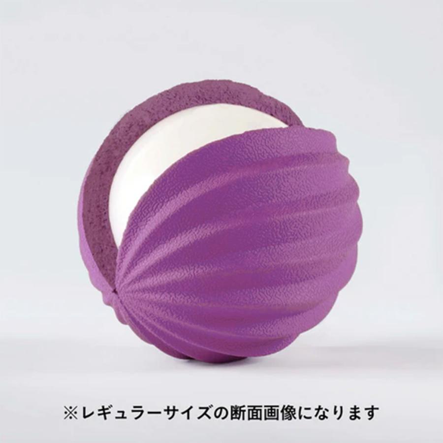 筋膜リリース むくみ 解消 ほぐし 公式 スパイラルボール レギュラー（パープル Purple） IMPHY 筋膜 背中 肩こり 腰痛 肩甲骨 ...