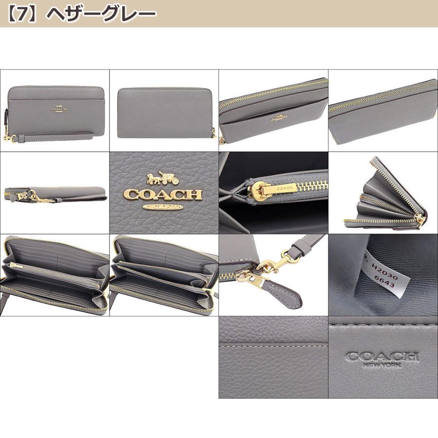 COACH コーチ 財布 長財布 F06643 6643 ペブルド レザー COACH コーチ 財布 長財布 F06643 6643 ペブルド レザー