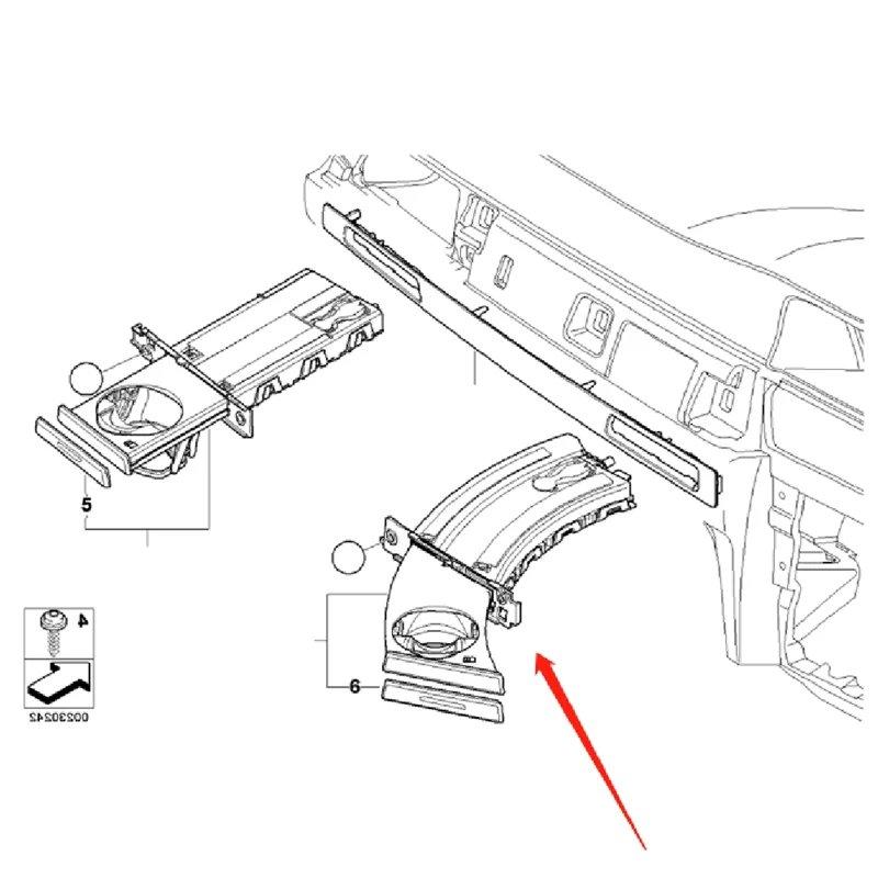 BMW E90 2005-2012 専用 運転席 ダッシュボード カップホルダー アセンブリ 純正品 51459173464 RHD 車アクセ ...
