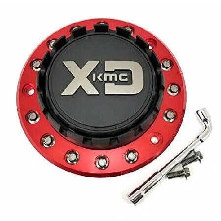 KMC XD Series XD137 FMJ Replacement Center Cap M1050RED (2 Piece ...