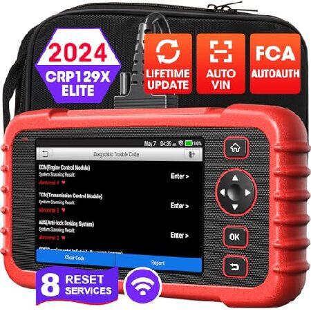 LAUNCH CRP129X（Elite） obd2 診断機 日本語対応，4システム診断（エンジン、トランスミッション、ABS、SRS）、8リセット機能「2023」 並行輸入品 : 輸入 ...