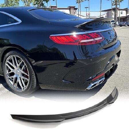 MCARCAR KIT W217 カーボンファイバー トランクスポイラー メルセデスベンツ Sクラス クーペ C217 S500 S550 ...
