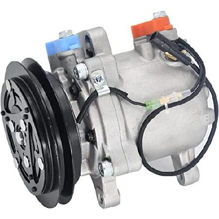 SV06E A/C Compressor 447260-5351 For Denso Kubota Excavator KX080-3 KX121 KX121-3 並行輸入品 : 輸入 ...