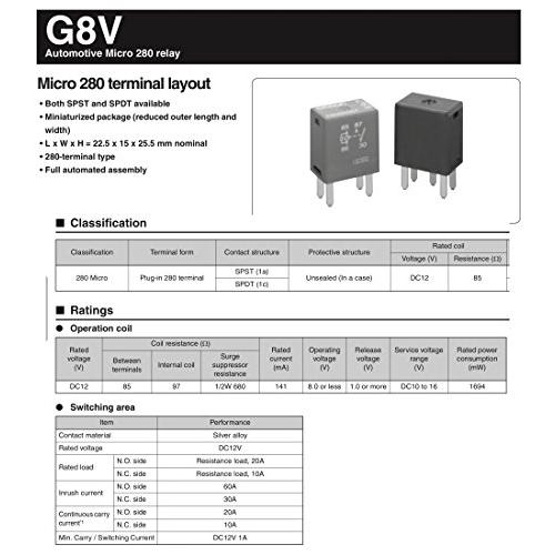【並行輸入品】2X 05269988AA Omron 21911C アクセサリー電源 12VDC 10A リレー 5ピン 2X ...