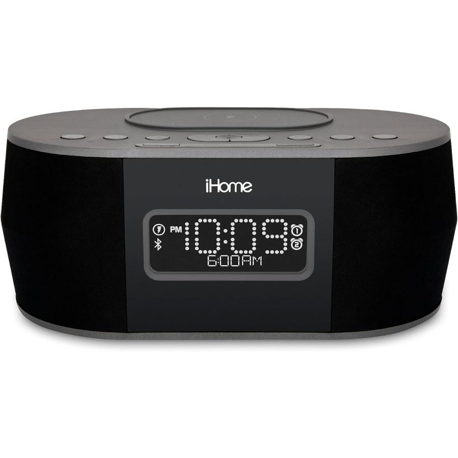 iHome（アイホーム） 【並行輸入品】iHome iBTW38 Digital Alarm Clock with USB and Qi ...