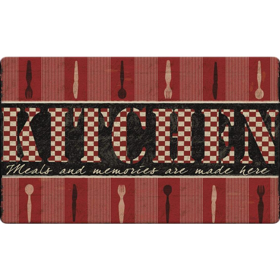 Toland Home Garden 800491 Meals and Memories Kitchen Door Mat 18 並行輸入品 ...