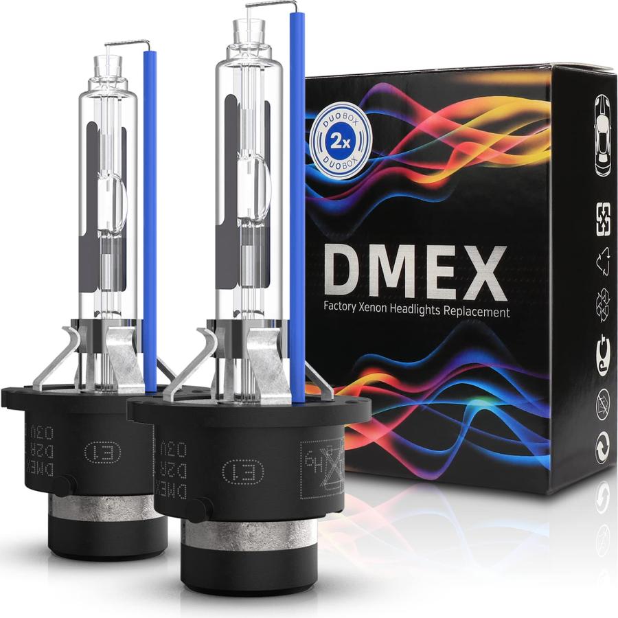 DMEX D2R 35W 8000K White Blue Xenon HID Headlight Bulbs 85126UB 並行輸入品 : Import tabaido - 通販 ...