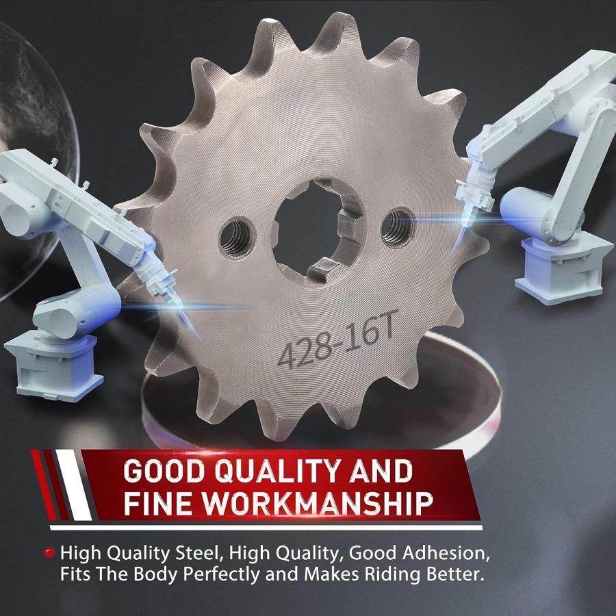 【並行輸入品】WOOSTAR オートバイ 428-16T フロントスプロケット 17mm 50cc 70cc 90cc 110cc 125cc 並行 : Import tabaido - 通販 ...