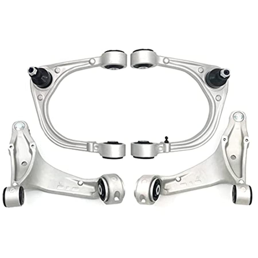【並行輸入品】Frenzybro 4個 フロントアッパーロワーコントロールアーム ボールジョイントブッシング付き アセンブリ 20804093 ...