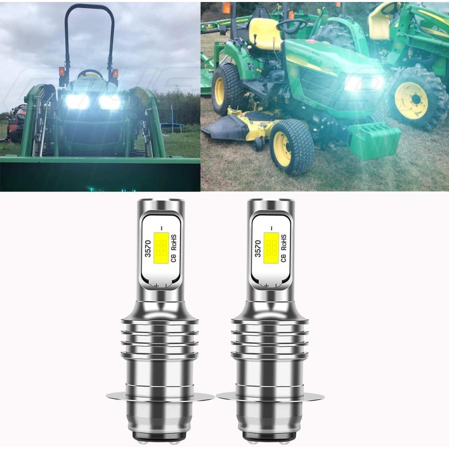 【並行輸入品】CHUSYYRAY 6000K White Tractor LED Bulbs for Kubota L3400 L3410 ...