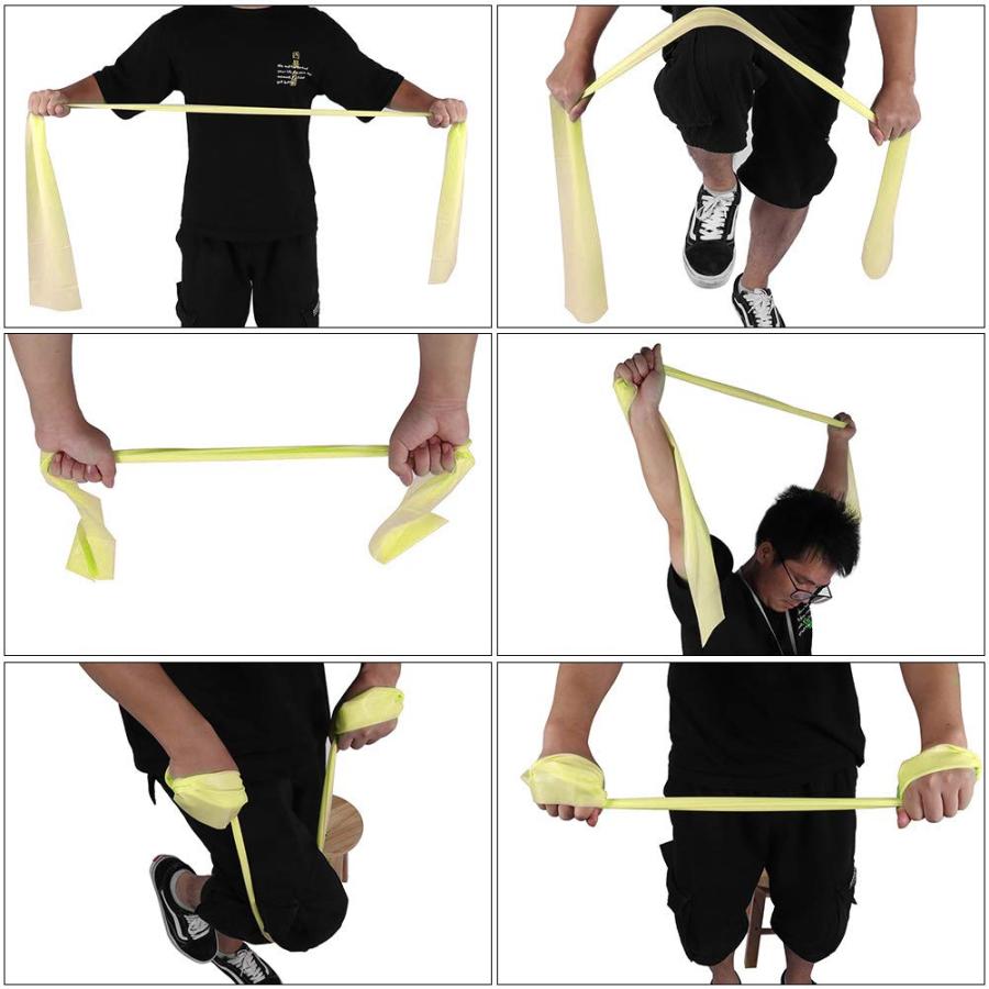FECAMOS Resistance Belt, Strong Stretch Soft Comfortable Yoga Ex 並行輸入品 ...