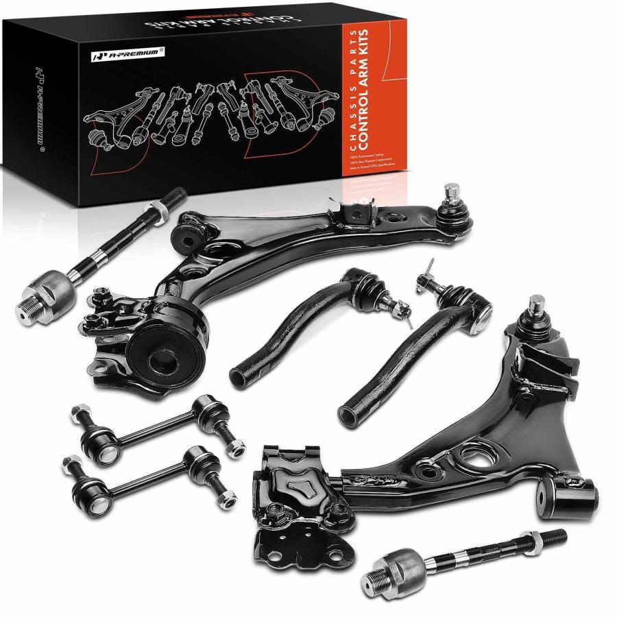 A Premium 8Pcs Front Suspension Kit, Lower Control Arm Inner Out 並行輸入品 : Import tabaido - 通販 ...