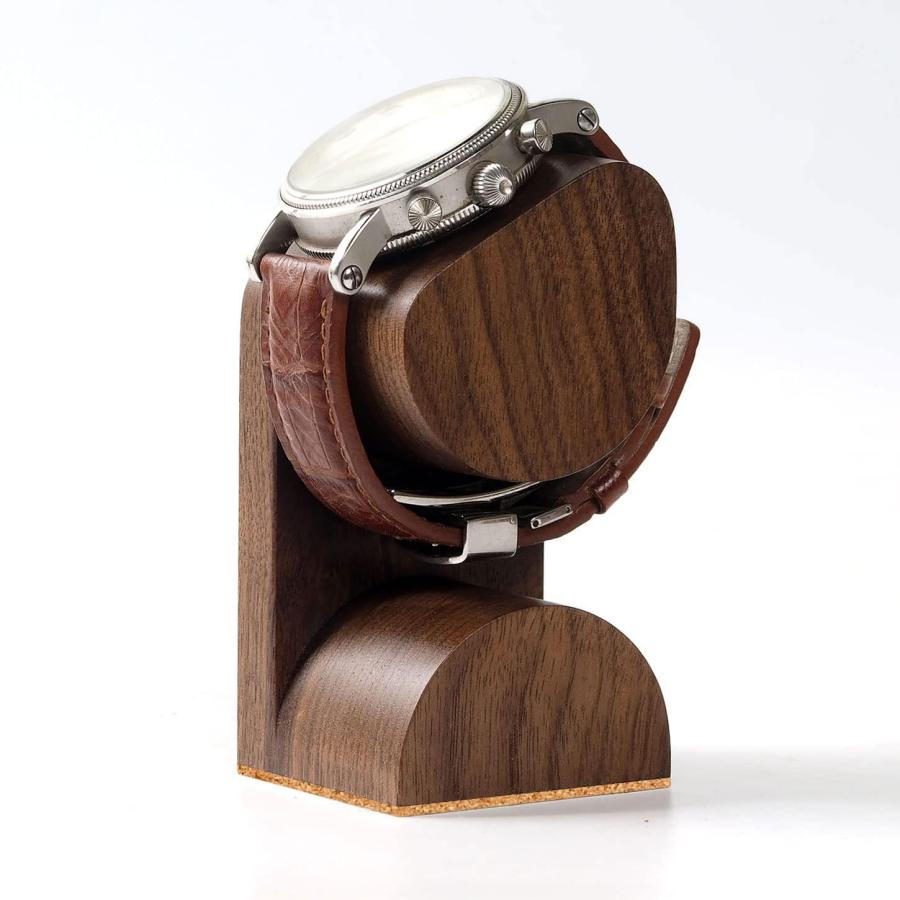Watch Stand Handcrafted solid wood Watch Display Stand for both 並行輸入品 ...