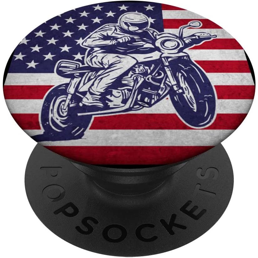 【並行輸入品】Motorbiker Motorbike Motorcyclist - Biker Motorcycle PopSockets ...