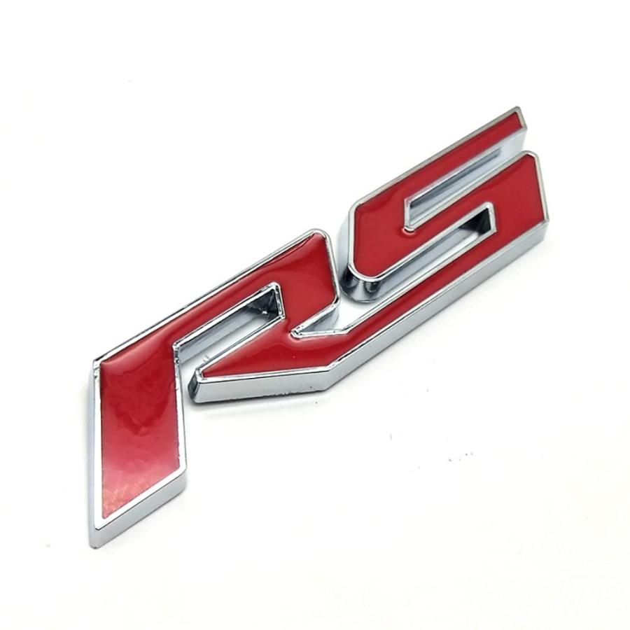 1X RS Emblems 3D Metal Allloy R S Badges Sticker Fit for Rs Seri 並行輸入品 ...
