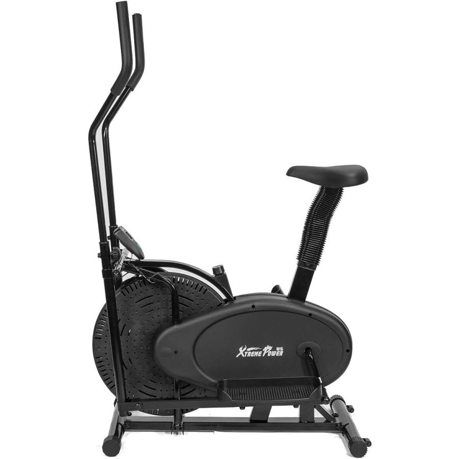 Indoor Elliptical Bike Cross Trainer Exercise Machine Fitness Wor ...