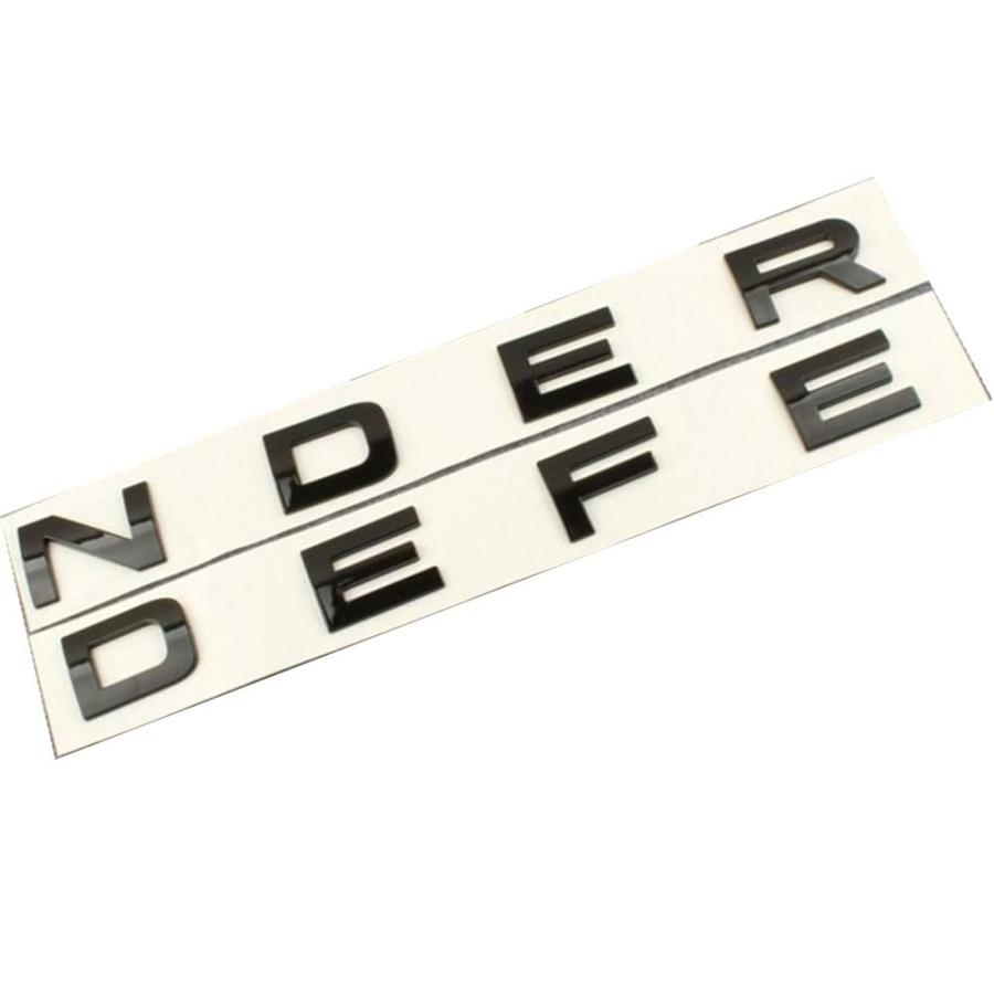 【並行輸入品】TIMAX for Car 3D ABS Defender Letter Logo Stickers and Decals fo ...