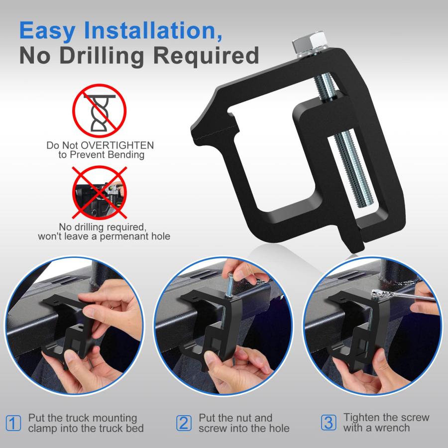 moveland Camper Shell Clamps Heavy Duty Truck Cap No 並行輸入品 : Import tabaido - 通販 - Yahoo!ショッピング