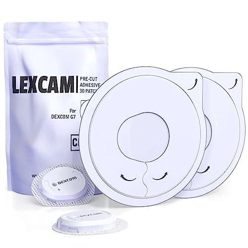 【並行輸入品】Lexcam Adhesive Patches Pre Cut for Dexcom G7 Pack of 30 Wat ...