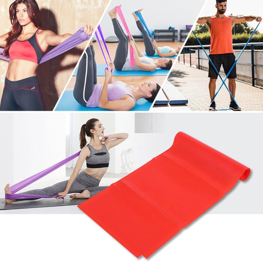MR 【並行輸入品】MR Double Carbon 1.2M Resistance Bands,Physical Therapy Bands ...