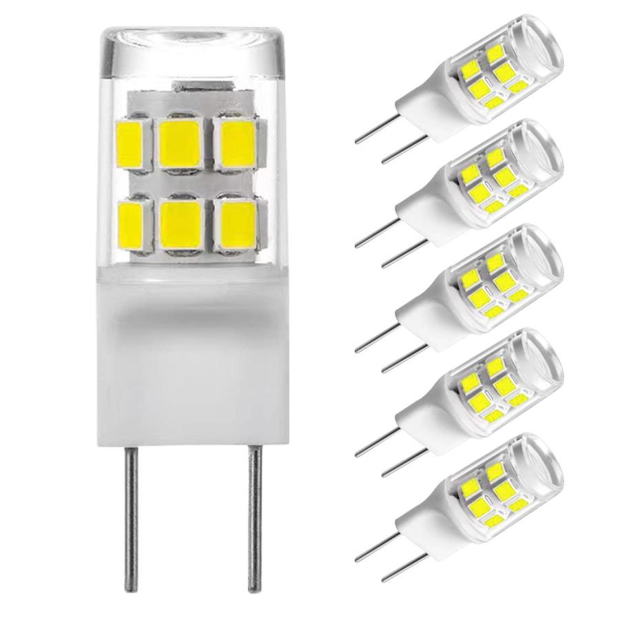 【並行輸入品】SSQY G8 LED Light Bulb, GY8.6 Bi pin Base, 3W 120V 20W 35W Ha ...