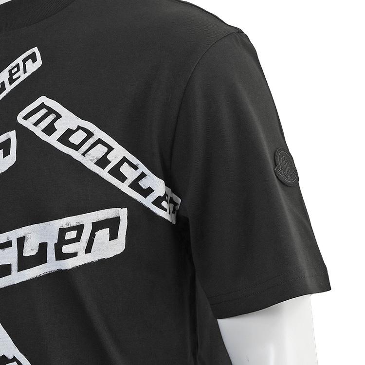 MONCLER モンクレール Tシャツ オールオーバーロゴ 8C000-44-89AJS-998 ブラック : IMPORTBRAND JP - 通販 - Yahoo!ショッピング
