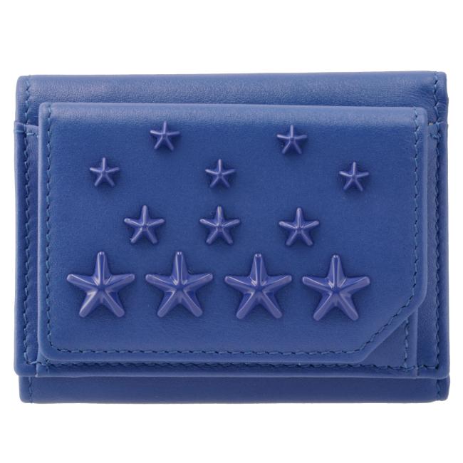 JIMMY CHOO 【並行輸入品】 ジミーチュウ/JIMMY 財布 メンズ スムースカーフレザー 三つ折り財布 ULTRAVIOLET/ULTRAVIOLET BEALE-AOR-0255 ...