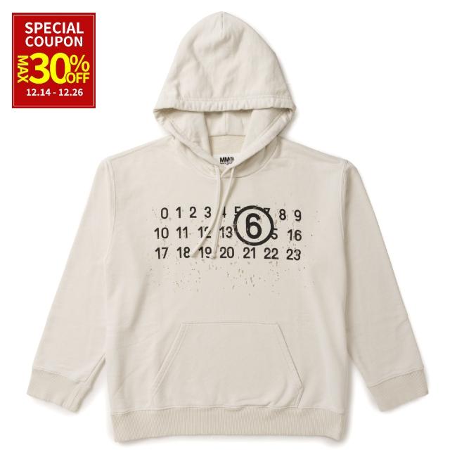 MM6 【SALE】エムエムシックス メゾンマルジェラ/MM6 MAISON MARGIELA スウェットアパレル メンズ パーカー LIME ...