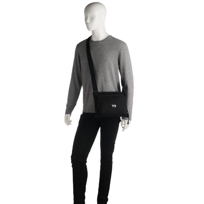 Y-3 【並行輸入品】 ワイスリー/Y-3 バッグ メンズ SACOCHE ショルダーバッグ BLACK IR5791 : Import ...