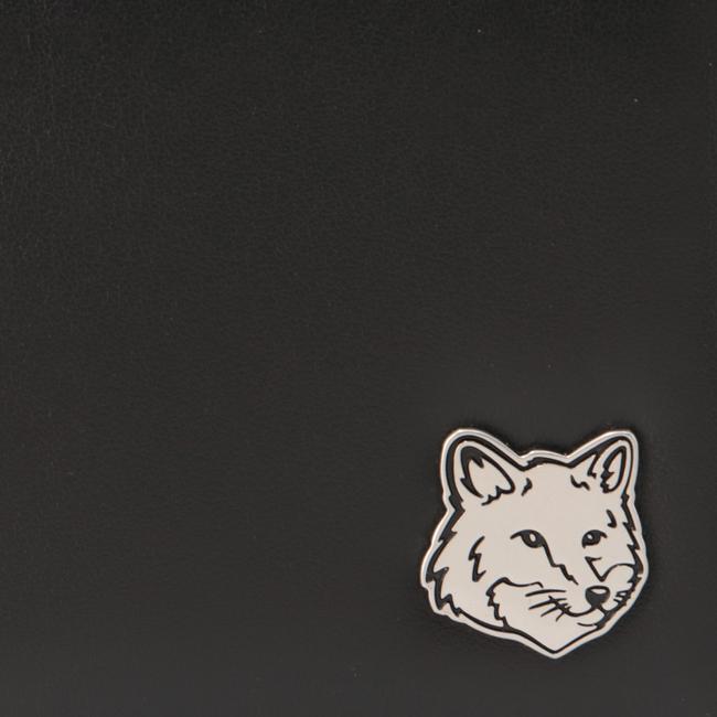 MAISON KITSUNE 【SALE】メゾンキツネ/MAISON 財布 メンズ FOX HEAD TRIFOLD WALLET 三つ折り財布 BLACK MM05345LC0043 ...