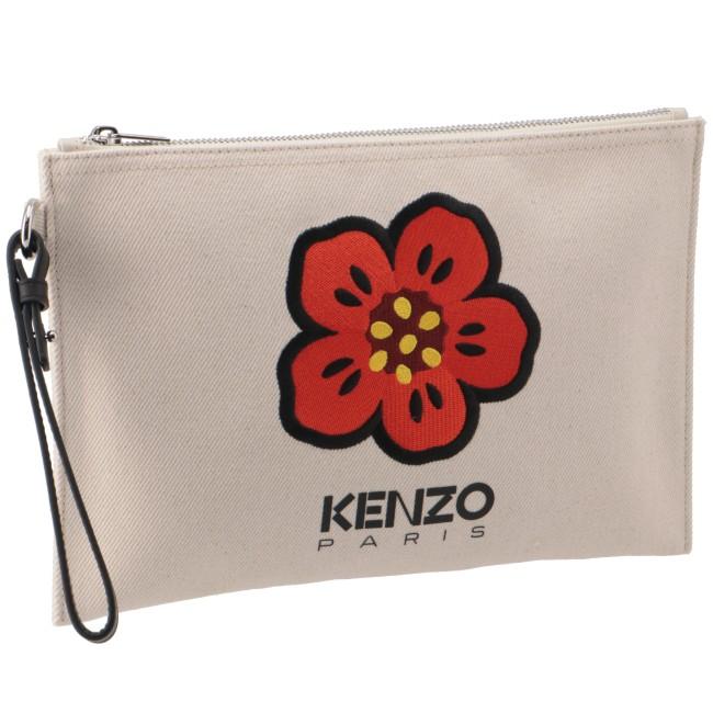 【SALE】ケンゾー/KENZO バッグ メンズ LARGE CLUTCH クラッチバッグ ECRU FD65PM902F34-0001-03 : Import Brand Grace ...