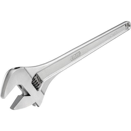RIDGID 86932 774 Adjustable Wrench, 24-inch Large Adjustable Wrench for ...