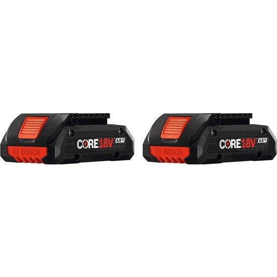 BOSCH ボッシュ GBA18V40-2PK 18V CORE18V Lithium-Ion 4.0 Ah Compact ...