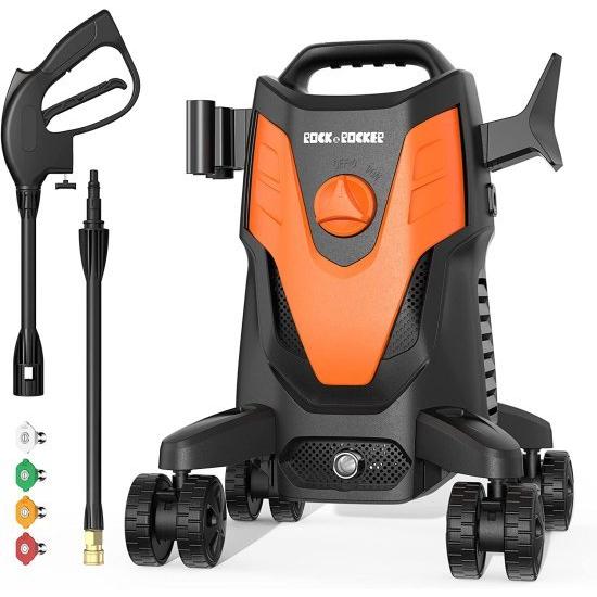 Rock&Rocker Powerful Electric Pressure Washer, 1950PSI Max 1.58 GPM ...