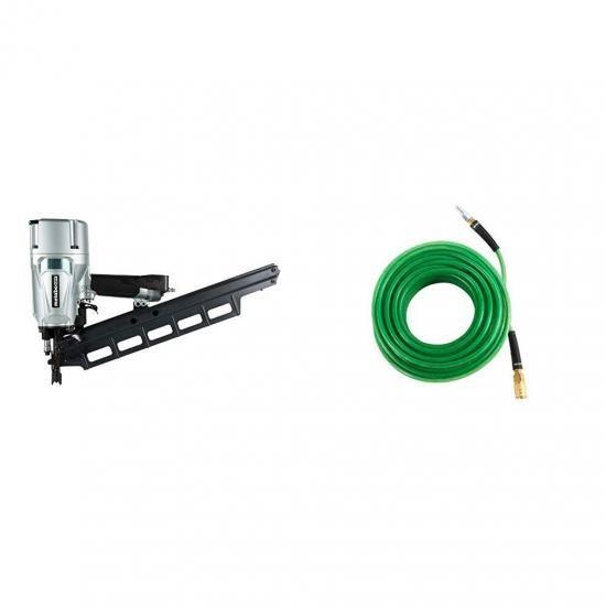 Metabo HPTフレーミングネイラー | 空気圧式 (NR83A5) 100フィートエアホース付き (115156M) : 輸入DIY ...
