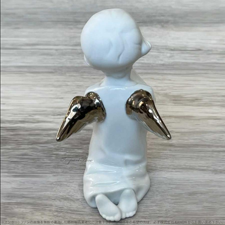 LLADRO リヤドロ 可愛いお祈り 天使 リデコ シルバー 置物 LLADRO リヤドロ 可愛いお祈り 天使 リデコ シルバー 置物