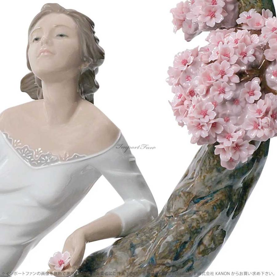 LLADRO リヤドロ 桜の樹の下で 少女 花見 世界限定制作2000体 LLADRO リヤドロ 桜の樹の下で 少女 花見 世界限定制作2000体