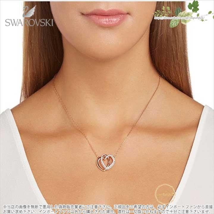 SWAROVSKI スワロフスキー ディアー ハート ローズゴールド ネックレス 5194826 Swarovski DEAR MEDIUM ...