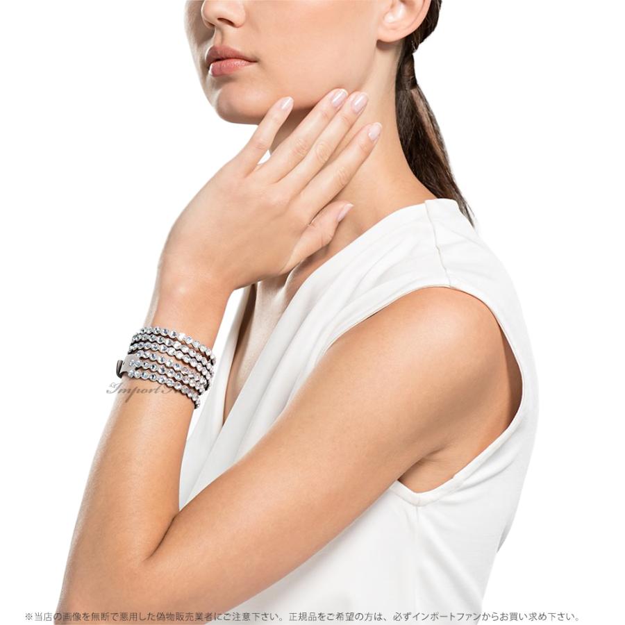 SWAROVSKI スワロフスキー パワーコレクション ブレスレット グレー 5511698 Swarovski : インポートファン ...