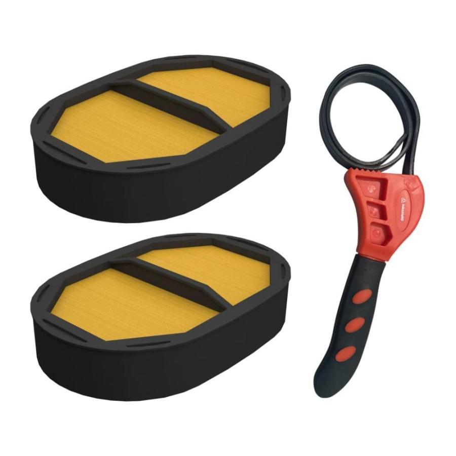 Caterpillar 227-7449 Engine Air Filter w/ IHD Strap Wrench Bundle (2 ...