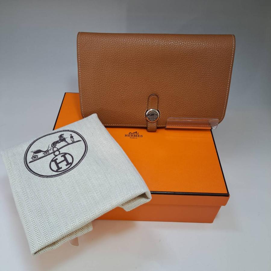 HERMES HERMES(エルメス）/ドゴン/GM/ゴールド【USED-A : Import LEON インポートレオンY!店 - 通販 - Yahoo!ショッピング