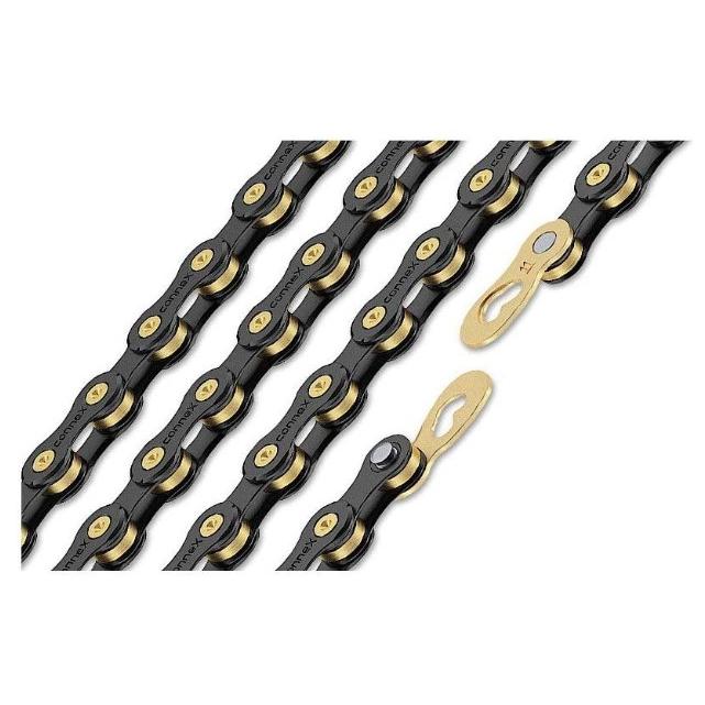 Wippermann(ワイパーマン) CONNEX 11SB チェーン 11速/11s/11スピード用 (ゴールド/ブラック) (輸入版 ...